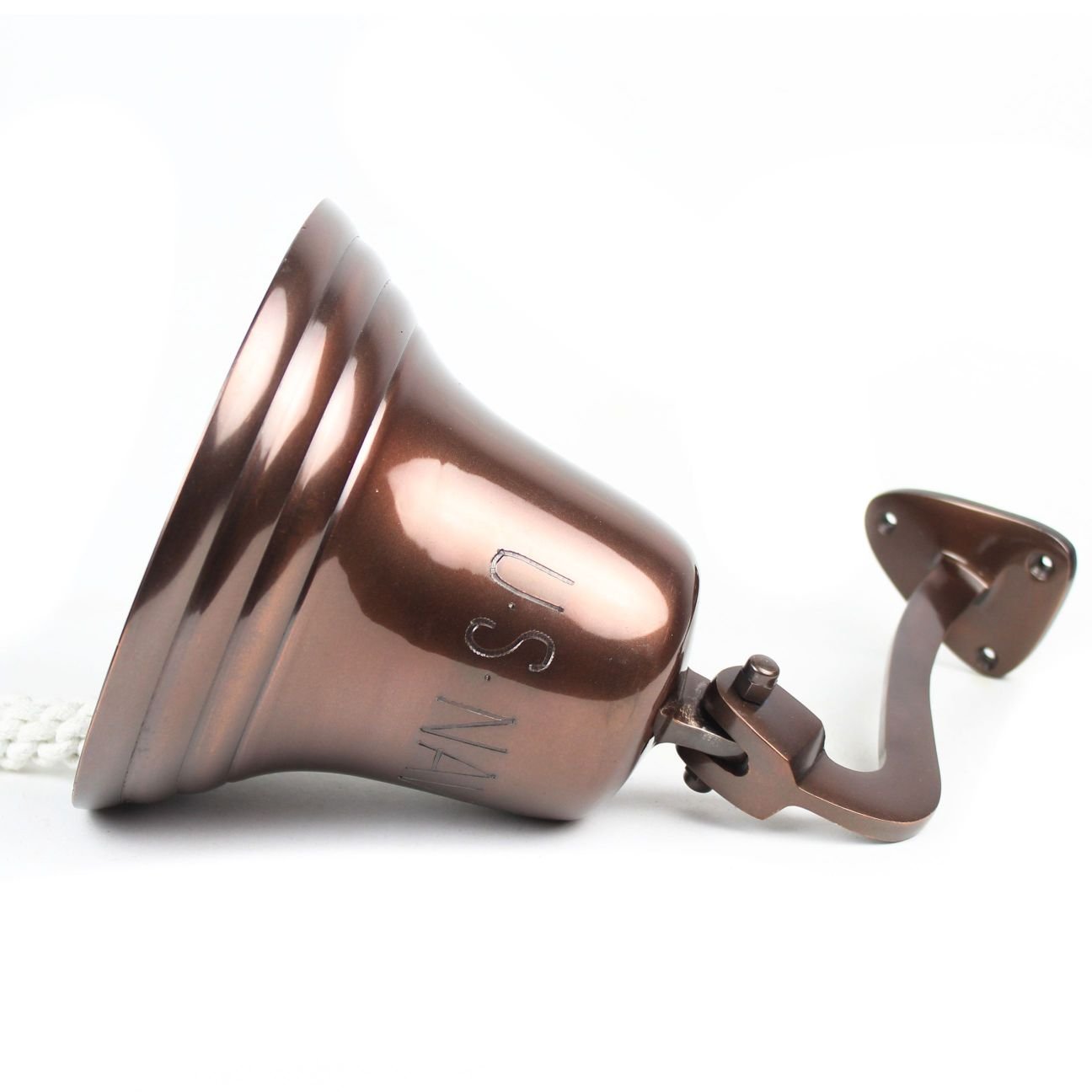 Antique Copper Bell (US NAVY) – Nagina International